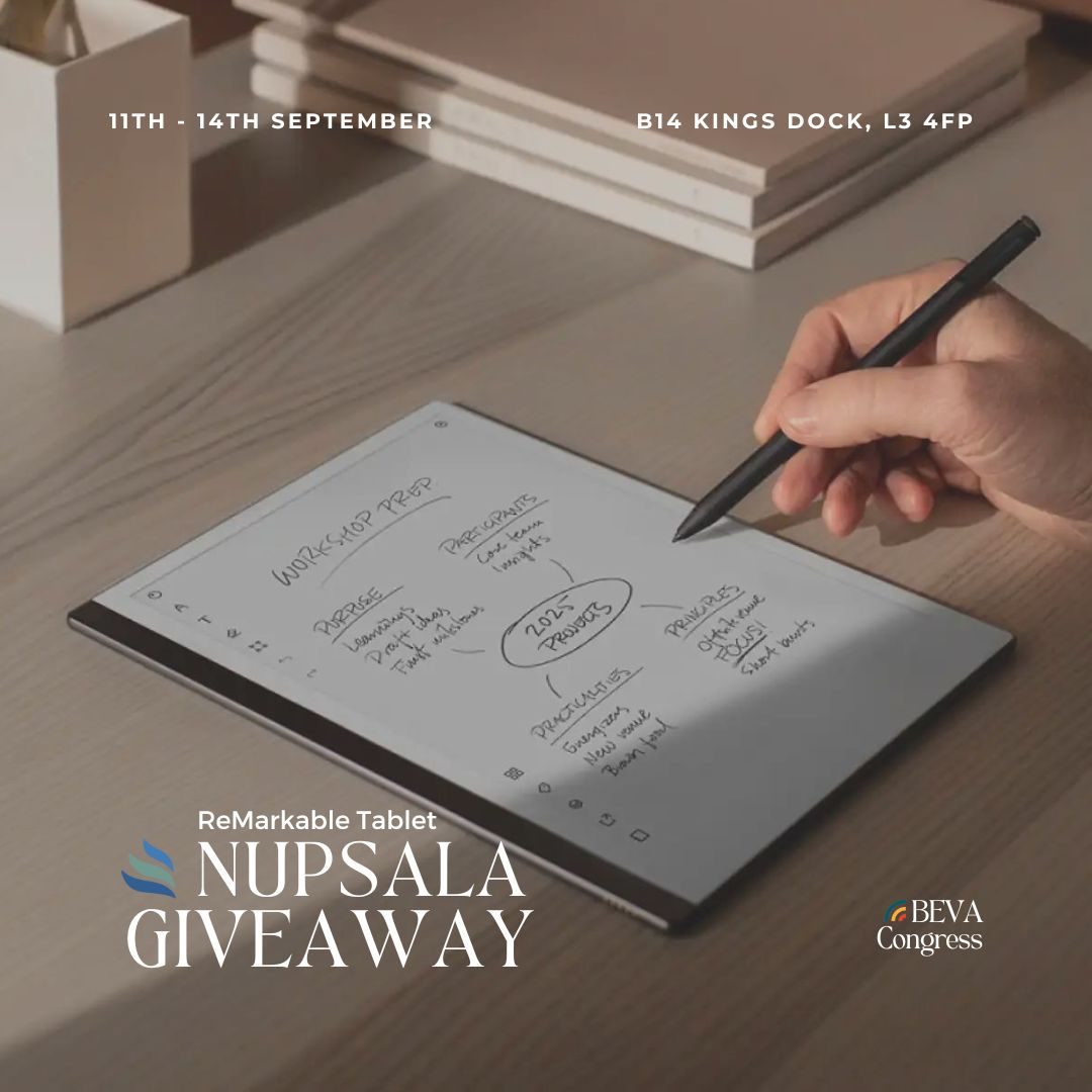 We’re Launching an Exciting Giveaway Ahead of BEVA Congress 2024: Win a reMarkable Tablet and ...